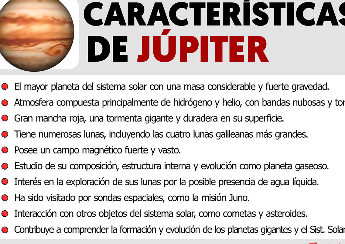 Características del Planeta Júpiter - Guias Educativas e Informacion Educacional!