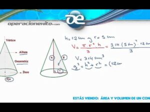 Fórmulas rápidas para calcular el área y volumen de un cono - Guias ...
